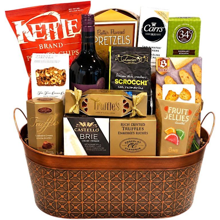 Luxury Wine and Cheese Gift Basket-Ship only Toronto GTA | Canada's ...